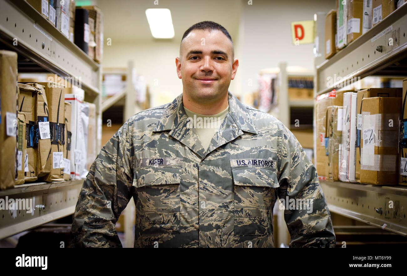 Staff Sgt. Justin Kiser, 374th Communication Squadron custodian of ...