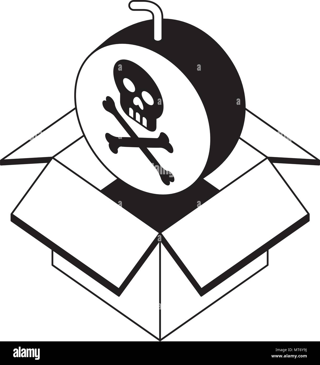 Delivery bomb Stock Vector Images - Alamy