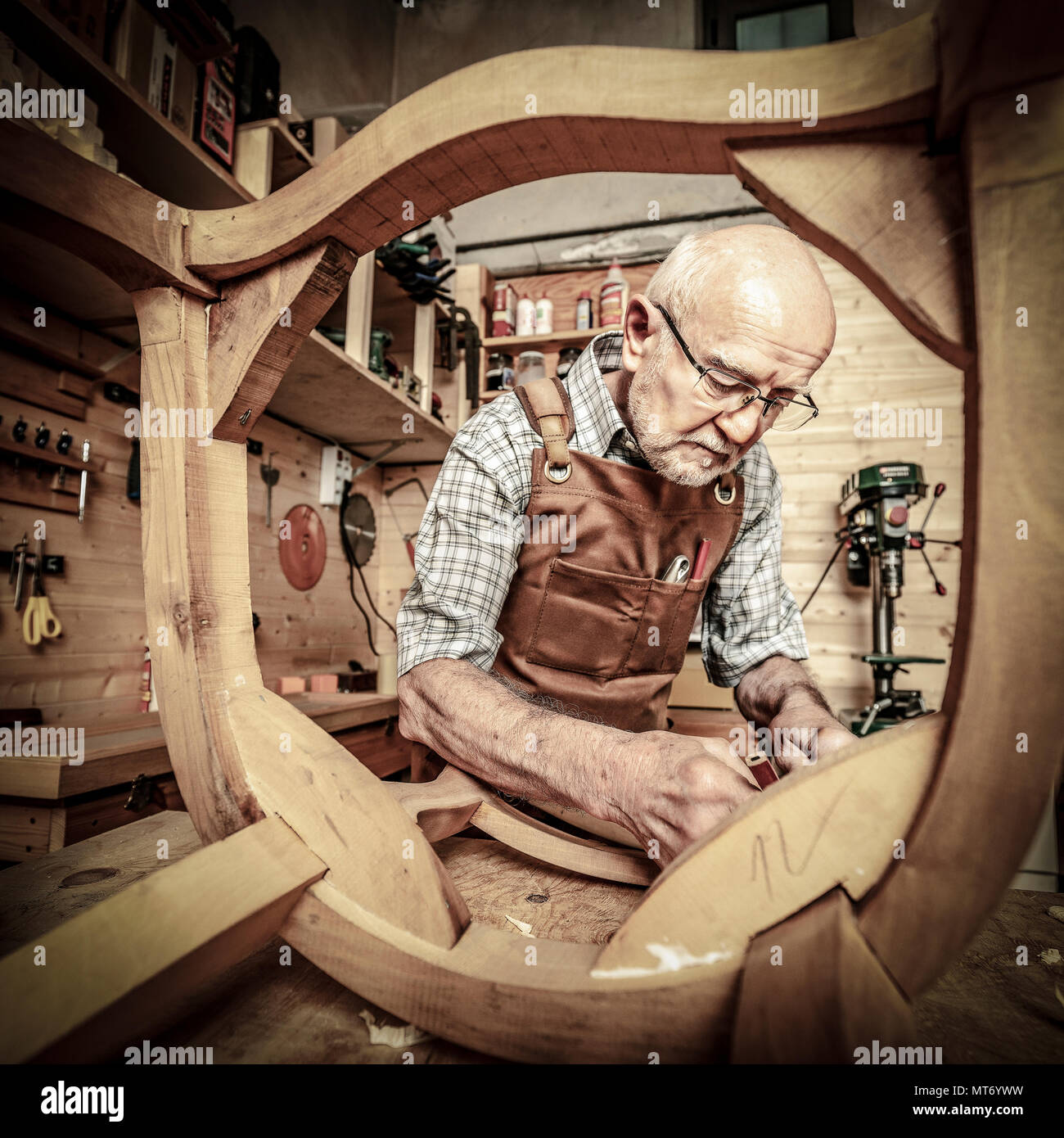 Carpenter with worker hi-res stock photography and images - Alamy