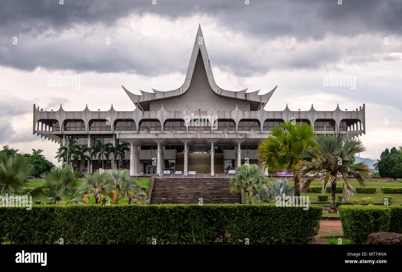 Sarawak state office building in Kuching, Borneo Stock Photo - Alamy