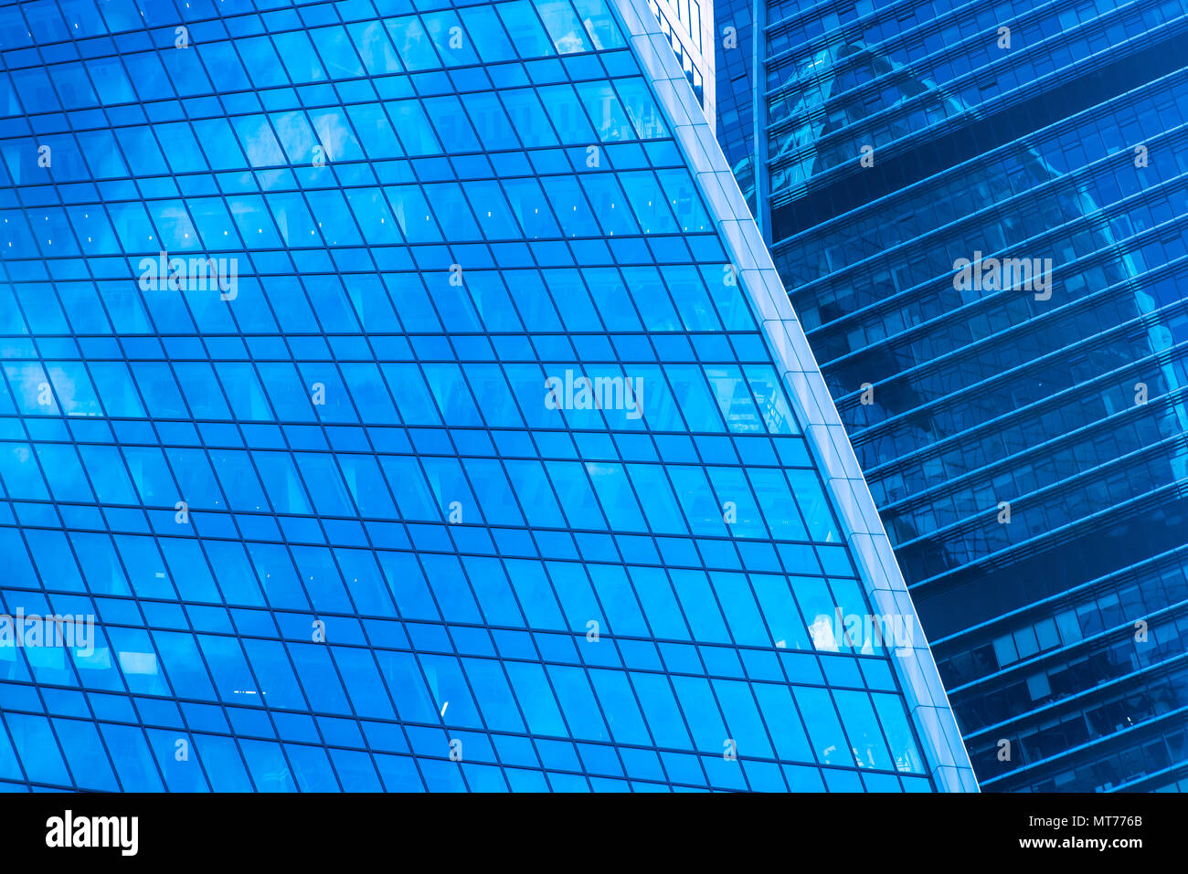 modern glass skyscraper ,glass wall of office buildings Stock Photo - Alamy