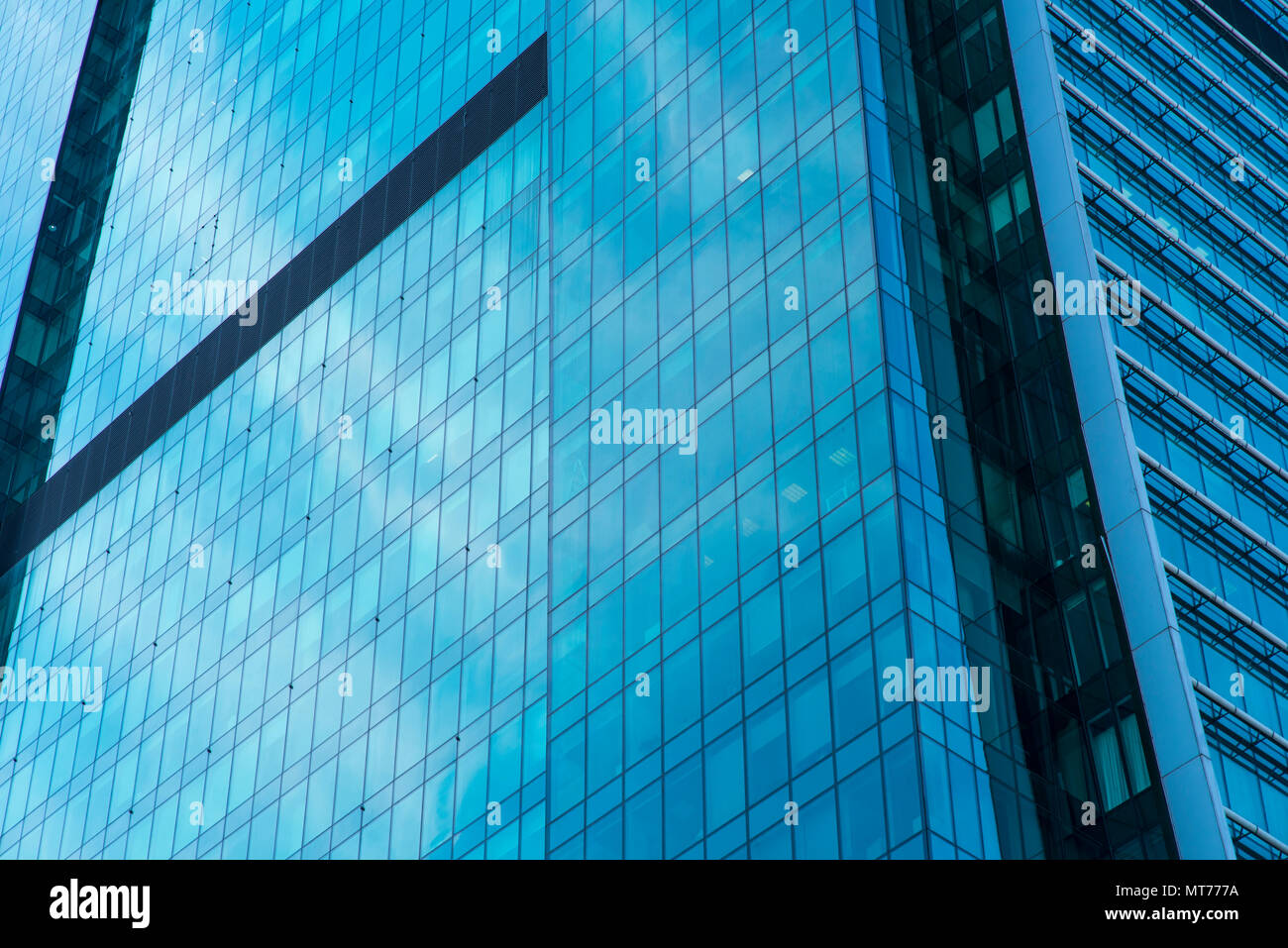 Augmented reality for busines advanced concept. glass skyscraper ,glass ...