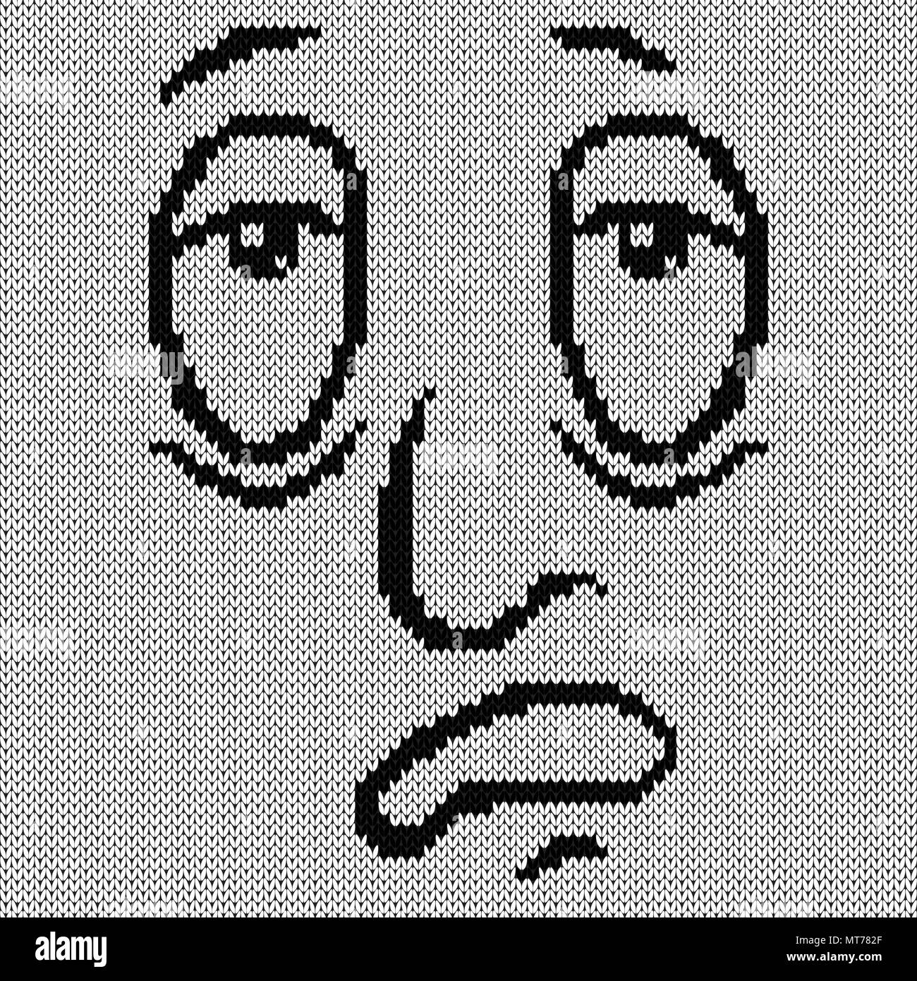Grimacing grimace Black and White Stock Photos & Images - Alamy