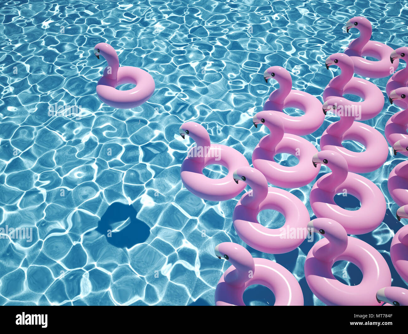 Pool floats group hi-res stock photography and images - Alamy