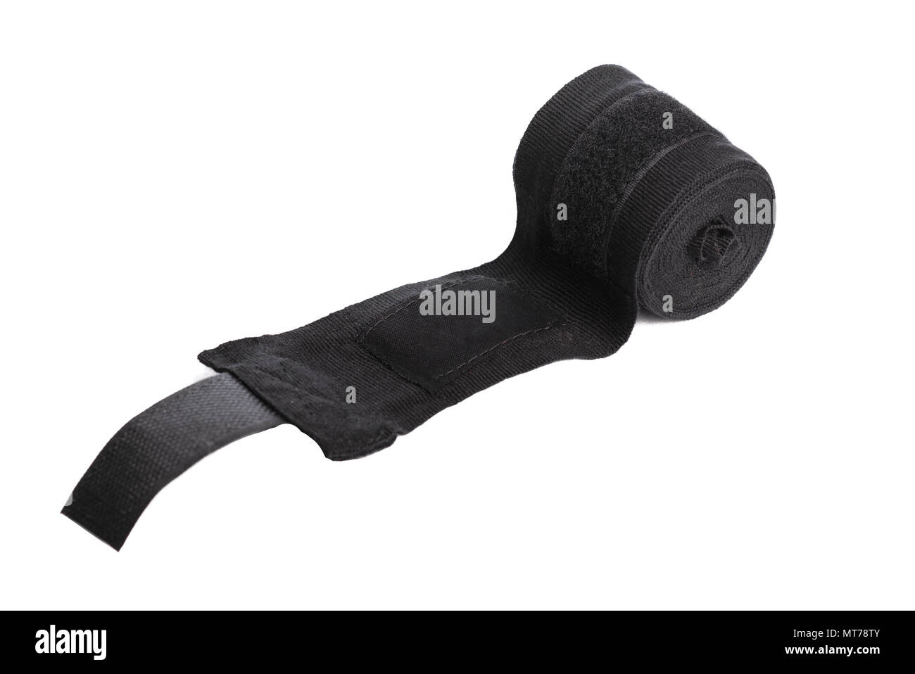 Close up image of boxer bandages isolated on white background Stock ...