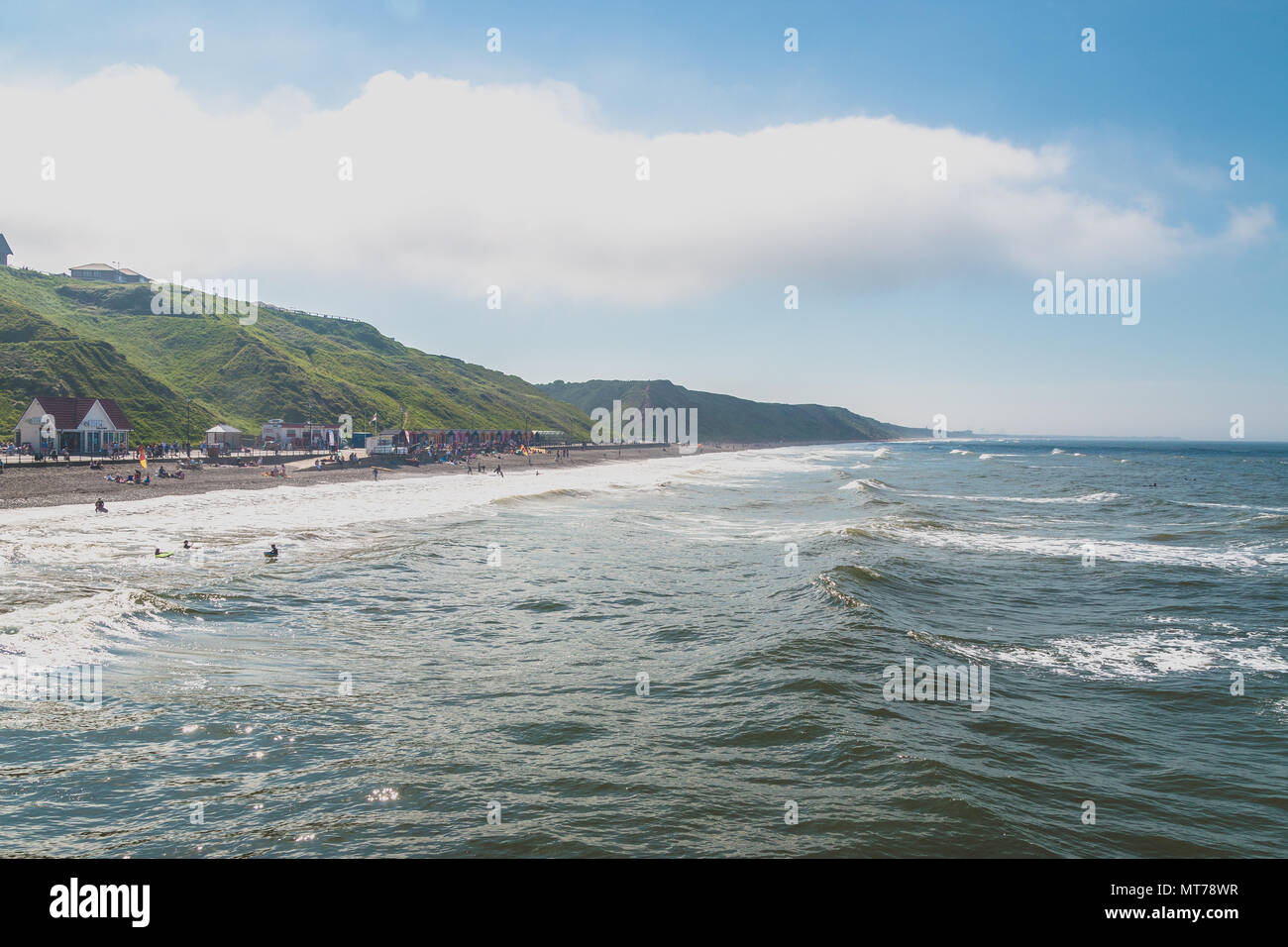 Surfers in saltburn hi-res stock photography and images - Alamy