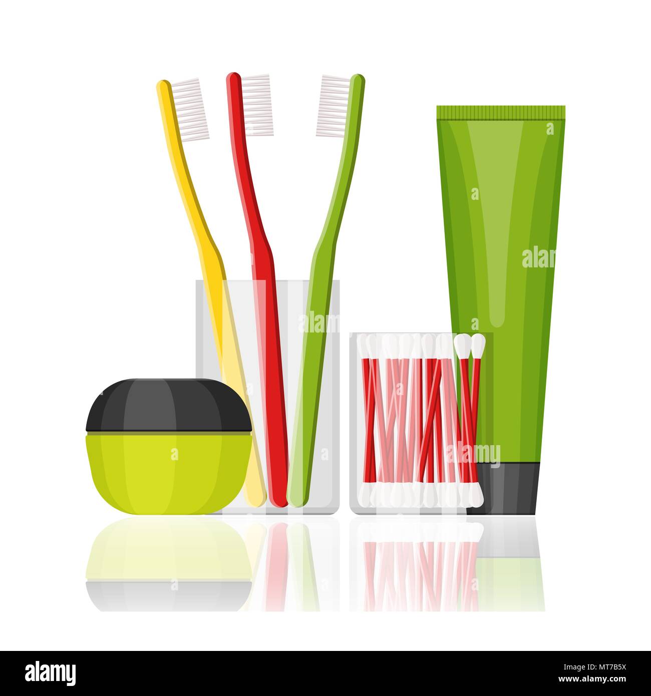 Colorful buds set Cut Out Stock Images & Pictures - Alamy