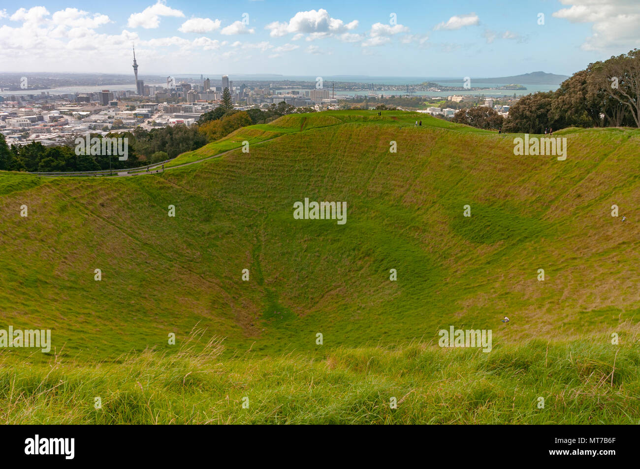 Mount Eden, Auckland, North Island, New Zealand Stock Photo - Alamy