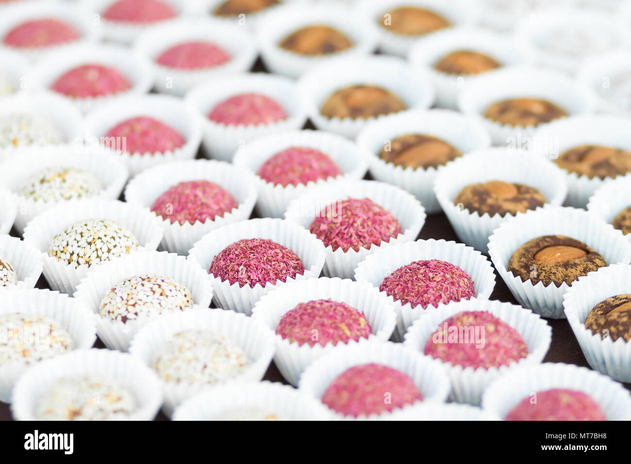 Organic natural sweets. Healthy sugar-free vegan candies Stock Photo ...