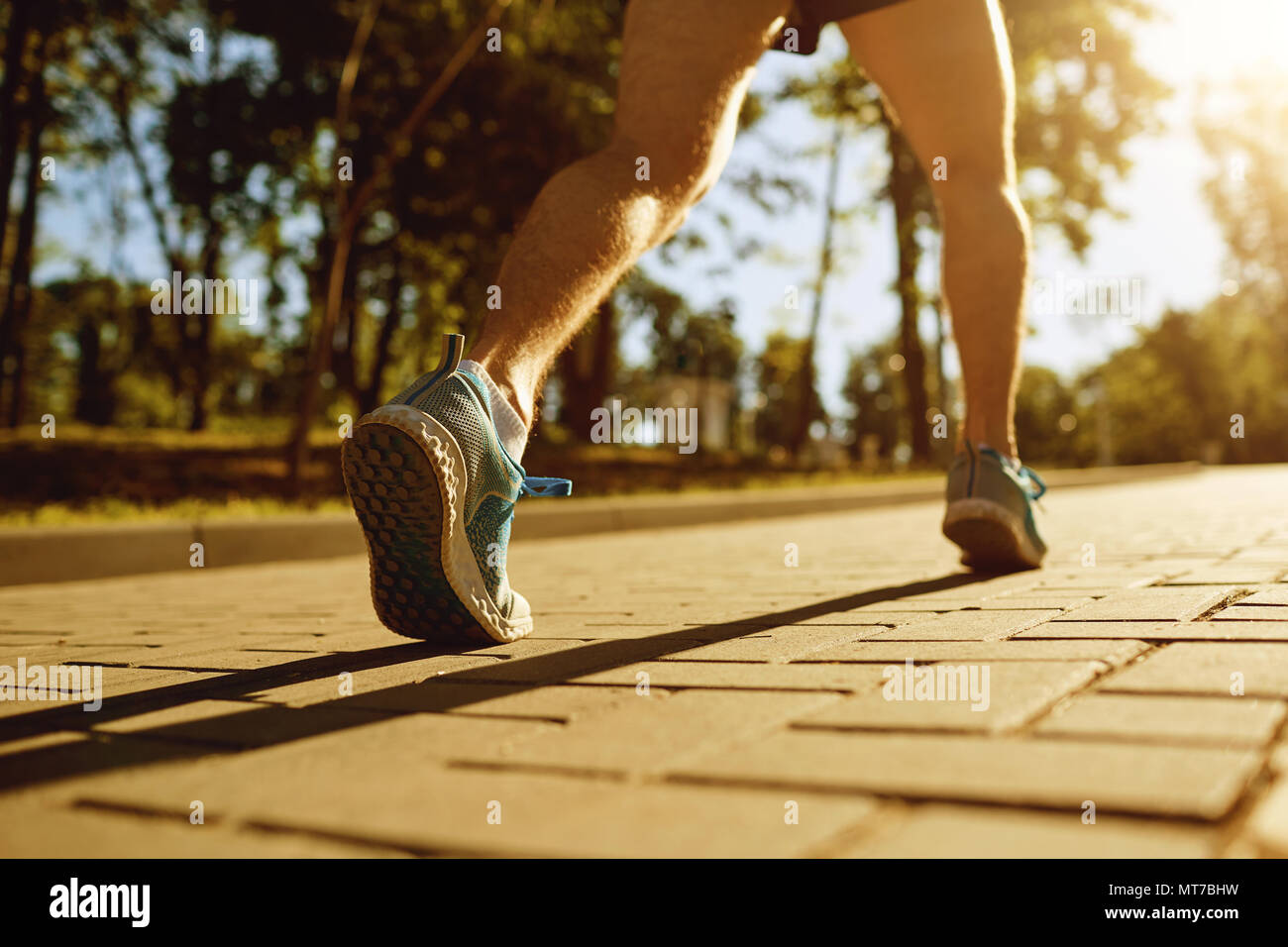 Marathon runner legs hi-res stock photography and images - Alamy