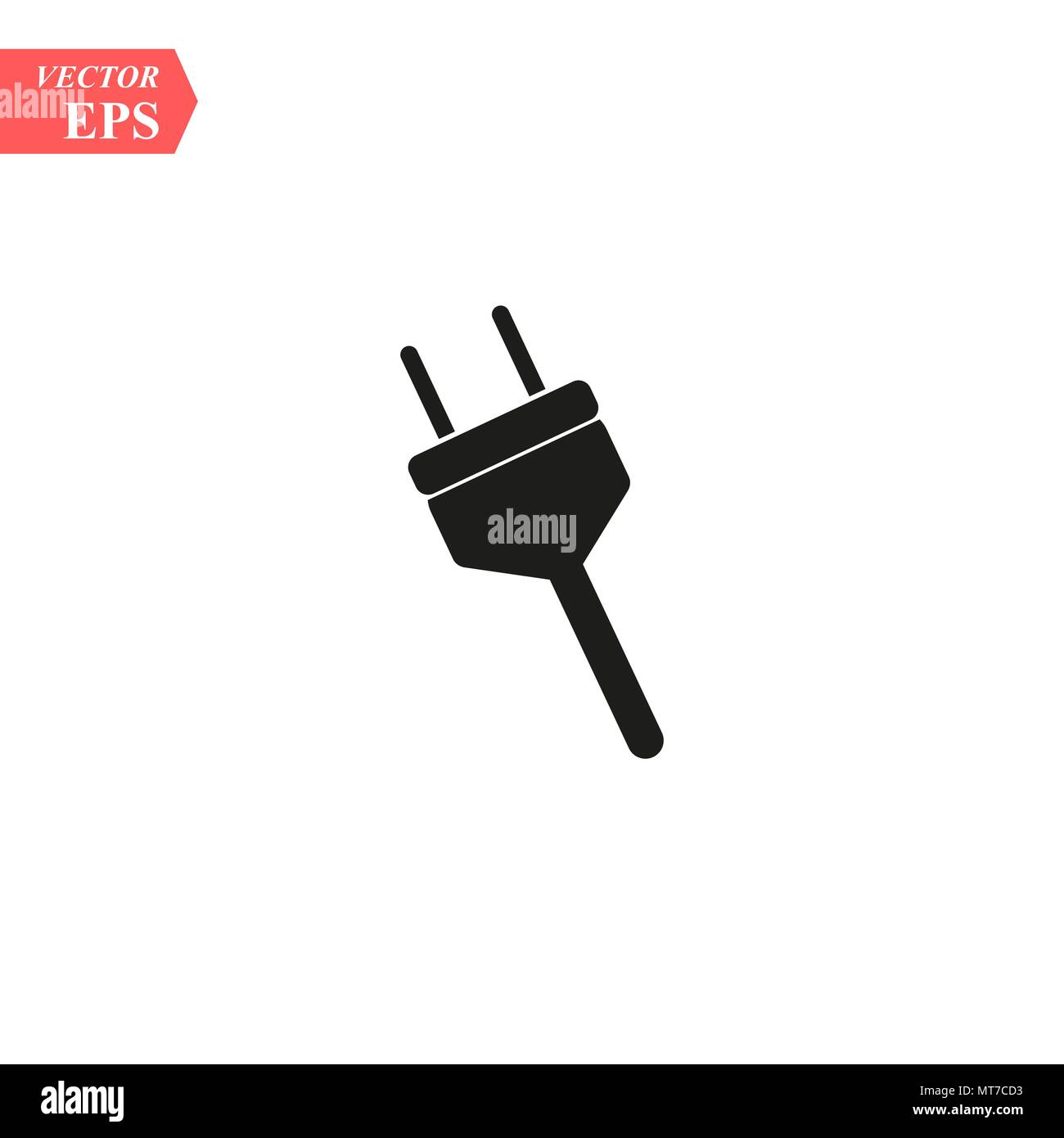 Plugs icon on white background. Vector illustration. eps10 Stock Vector ...