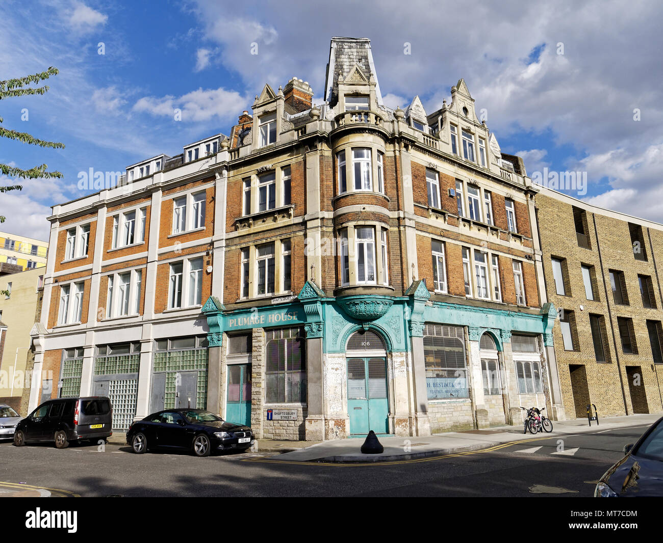 Old abandoned british industrial factory buildings hi-res stock ...
