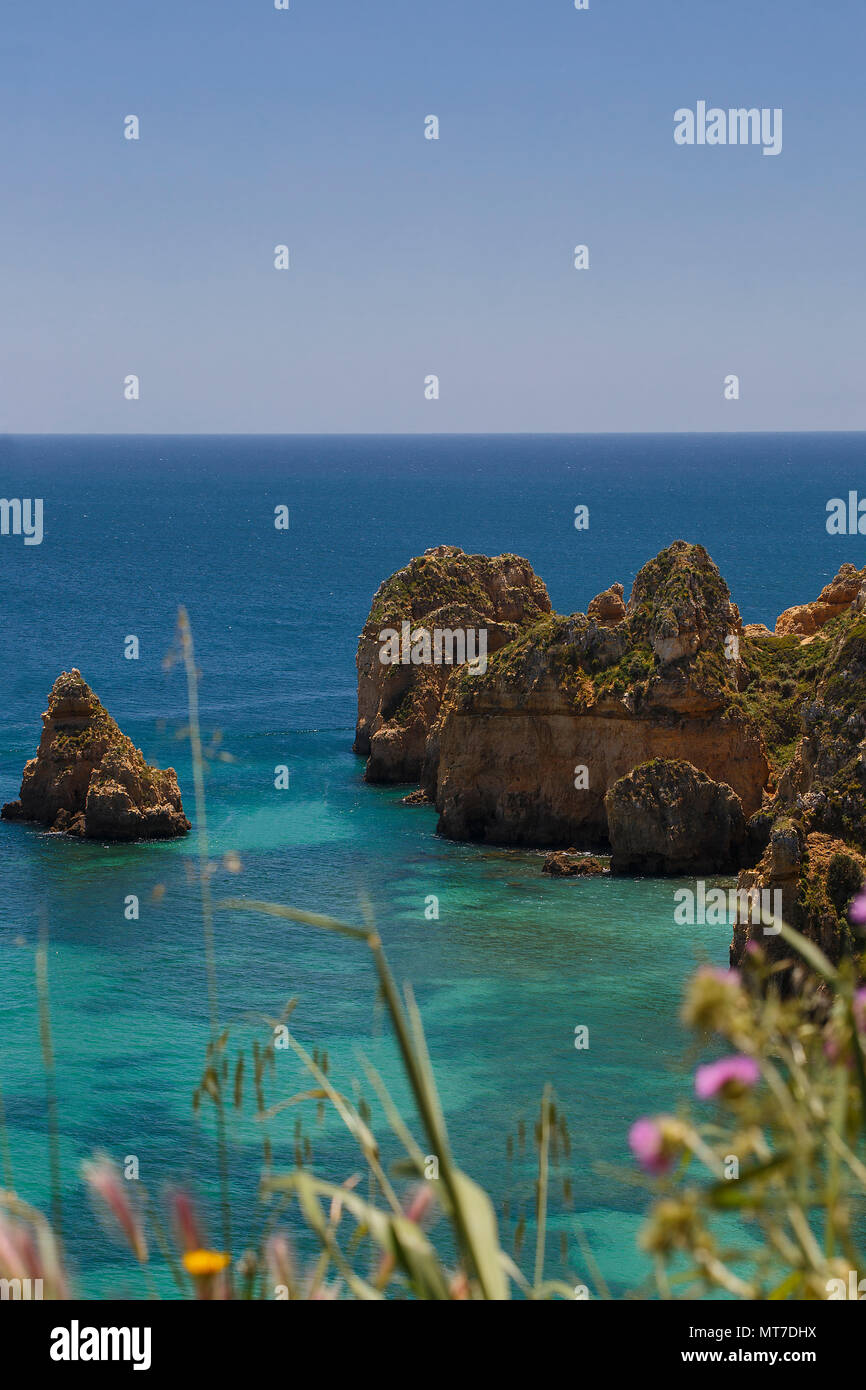 Lagos coast, Algarve-Portugal Stock Photo - Alamy