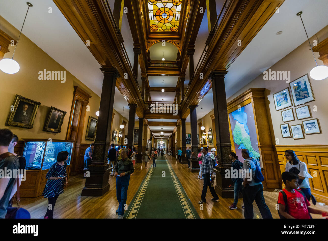 tourists touring the ontario legislative building Stock Photo - Alamy