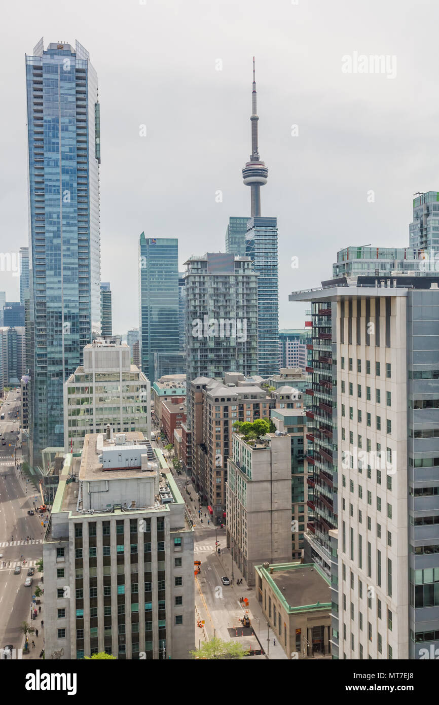 high rise and tall buildings in toronto downtown Stock Photo - Alamy