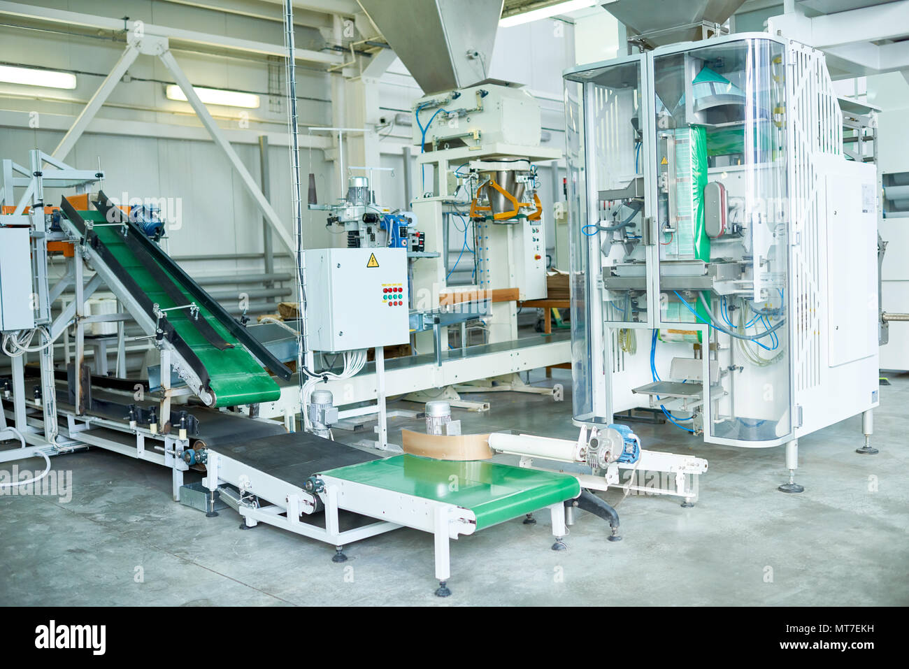Power Units at Food Factory Stock Photo - Alamy