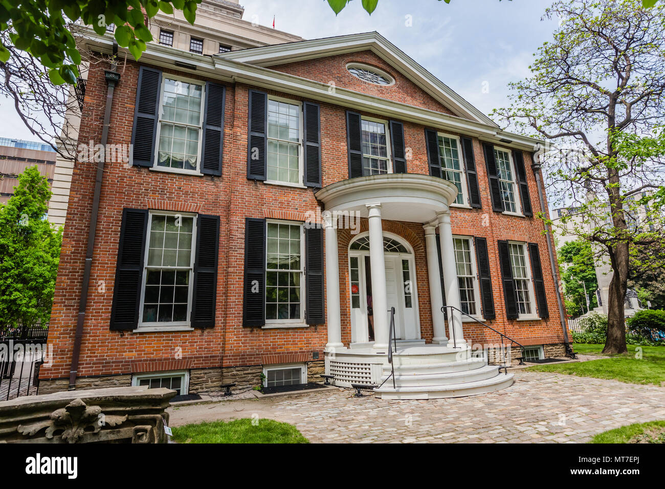 toronto historic building campbell house museum Stock Photo - Alamy