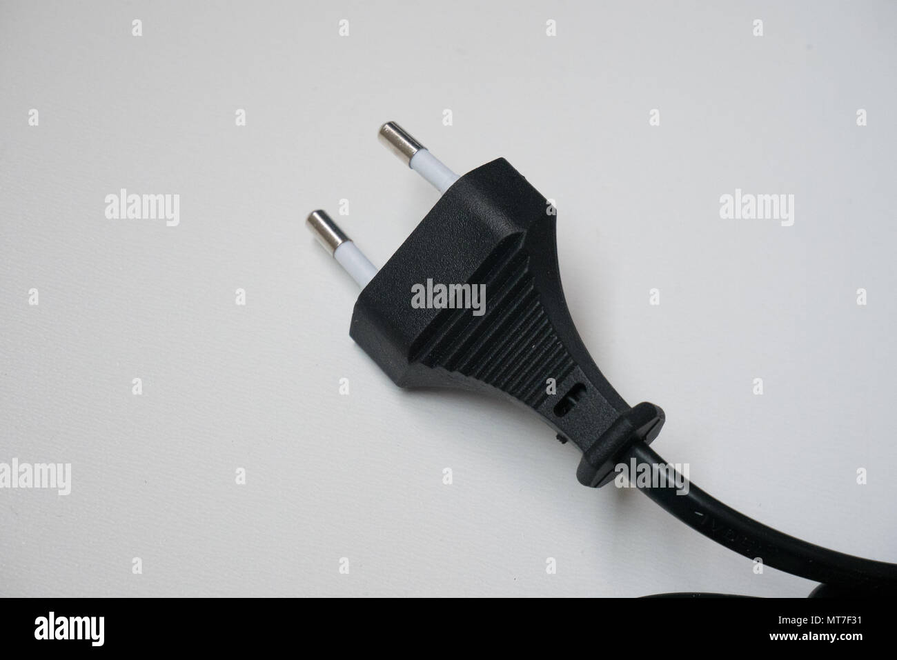 black European electric plug Stock Photo - Alamy