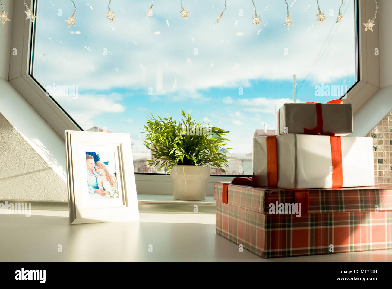 Photo frame gift boxes hi-res stock photography and images - Alamy