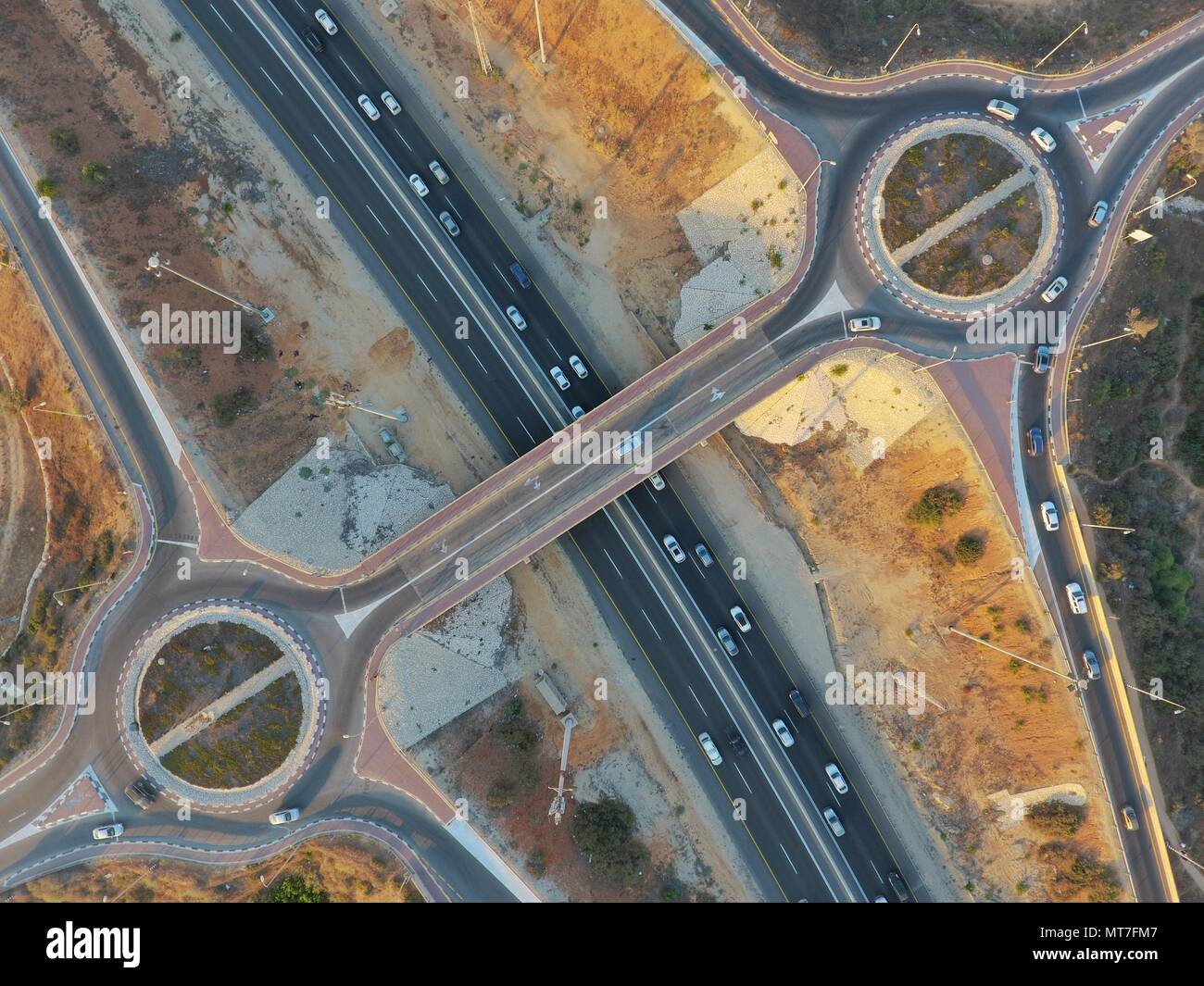 A Bird's eye view of a Junction Stock Photo - Alamy