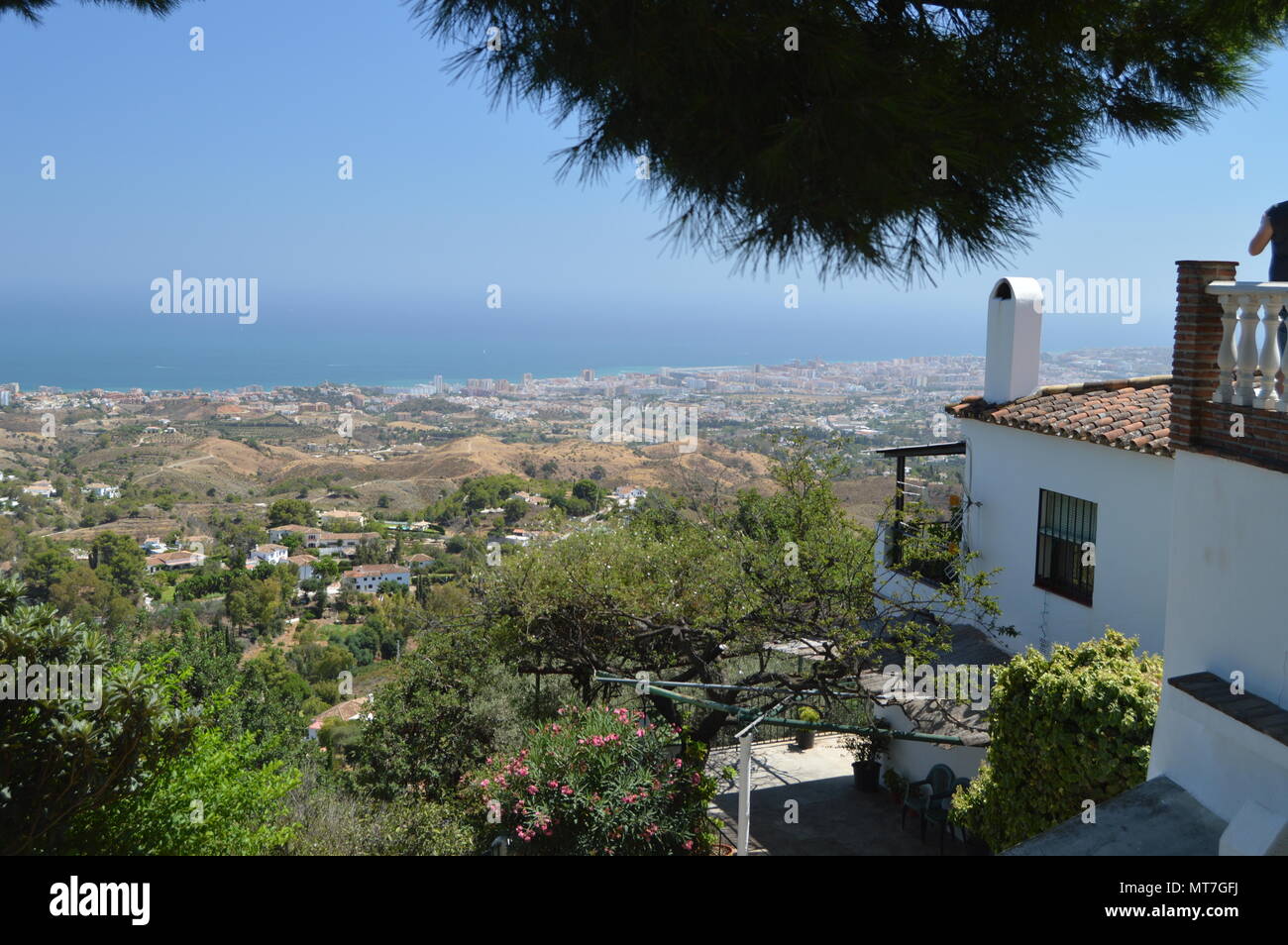 Magnificent Views Of Mijas Beach And Its Beautiful Typical White ...