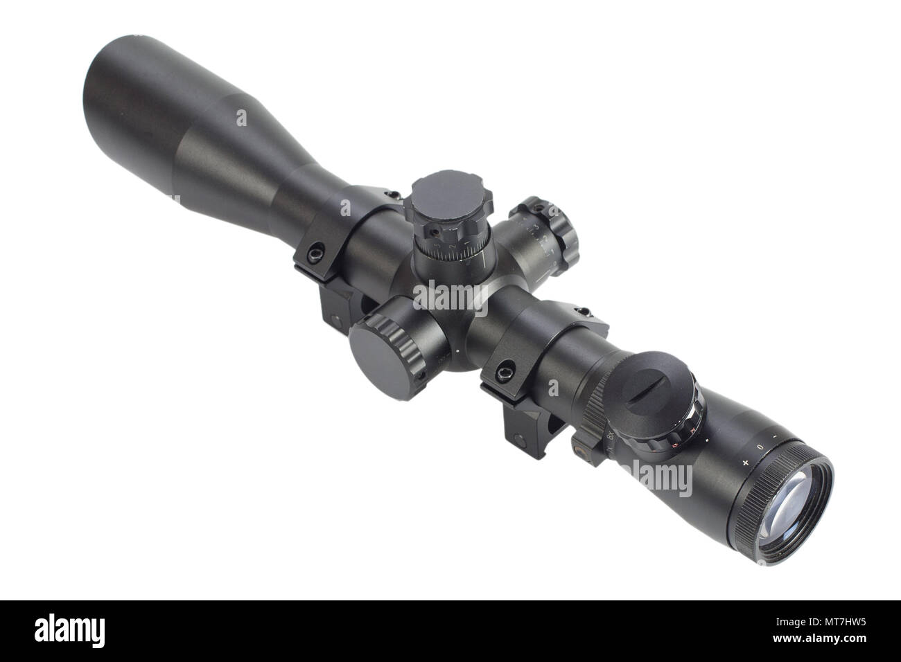 sniper scope isolated on white Stock Photo - Alamy