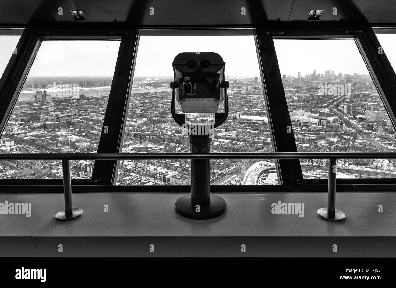 Aerial view downtown montreal hi-res stock photography and images - Alamy