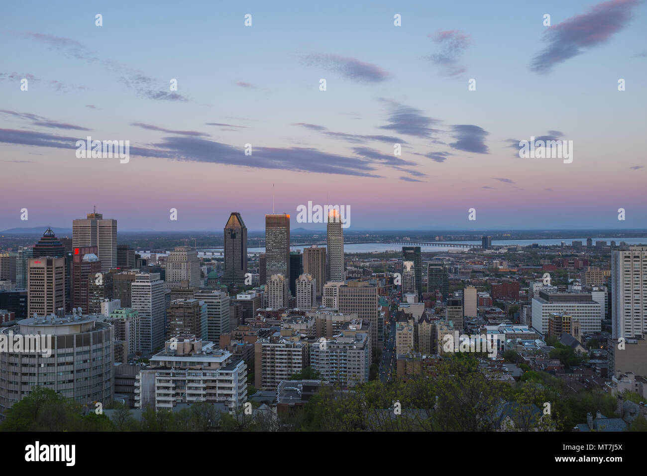 Montreal mont royal city hi-res stock photography and images - Alamy