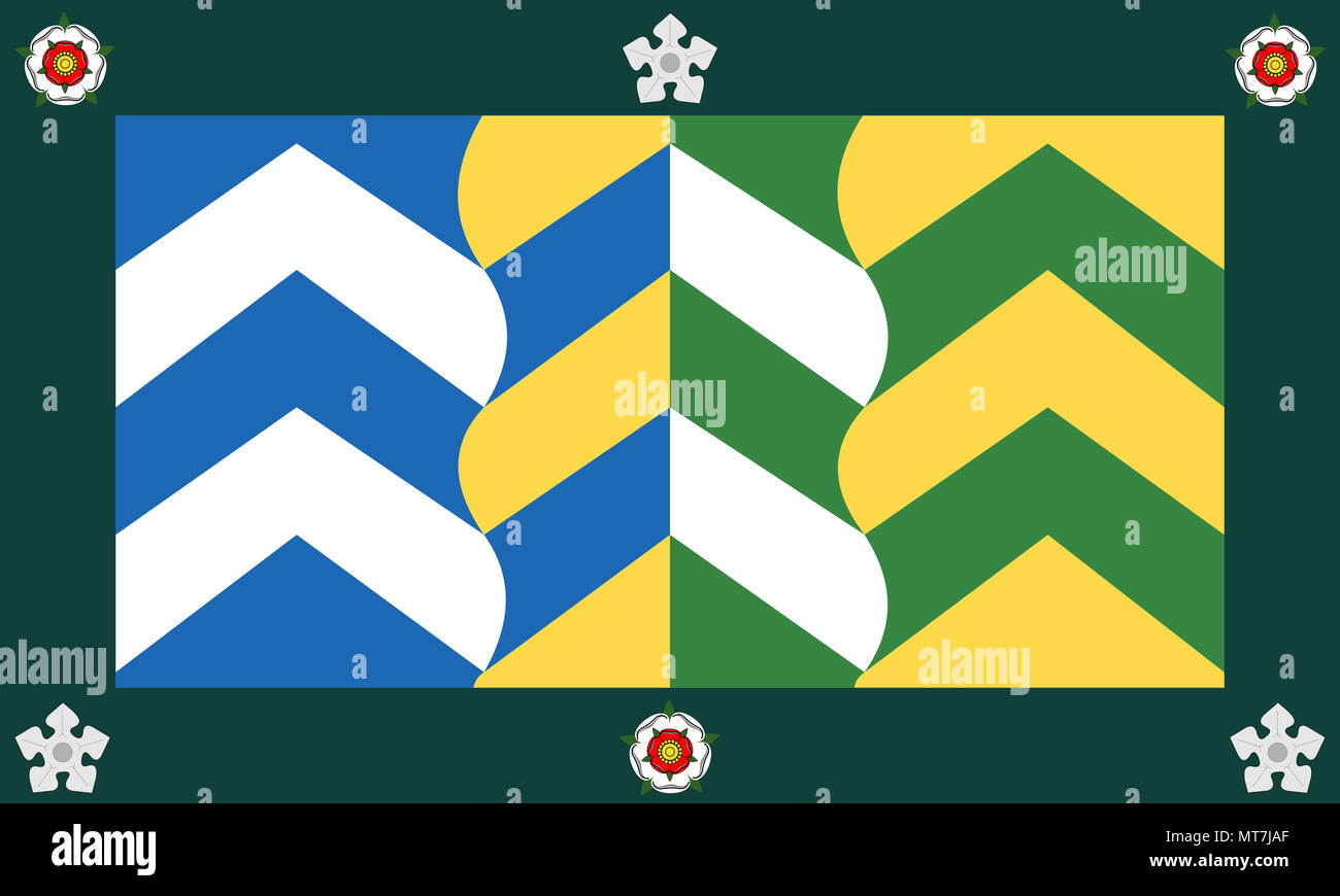 cumbria county flag england united kingdom symbol Stock Photo - Alamy