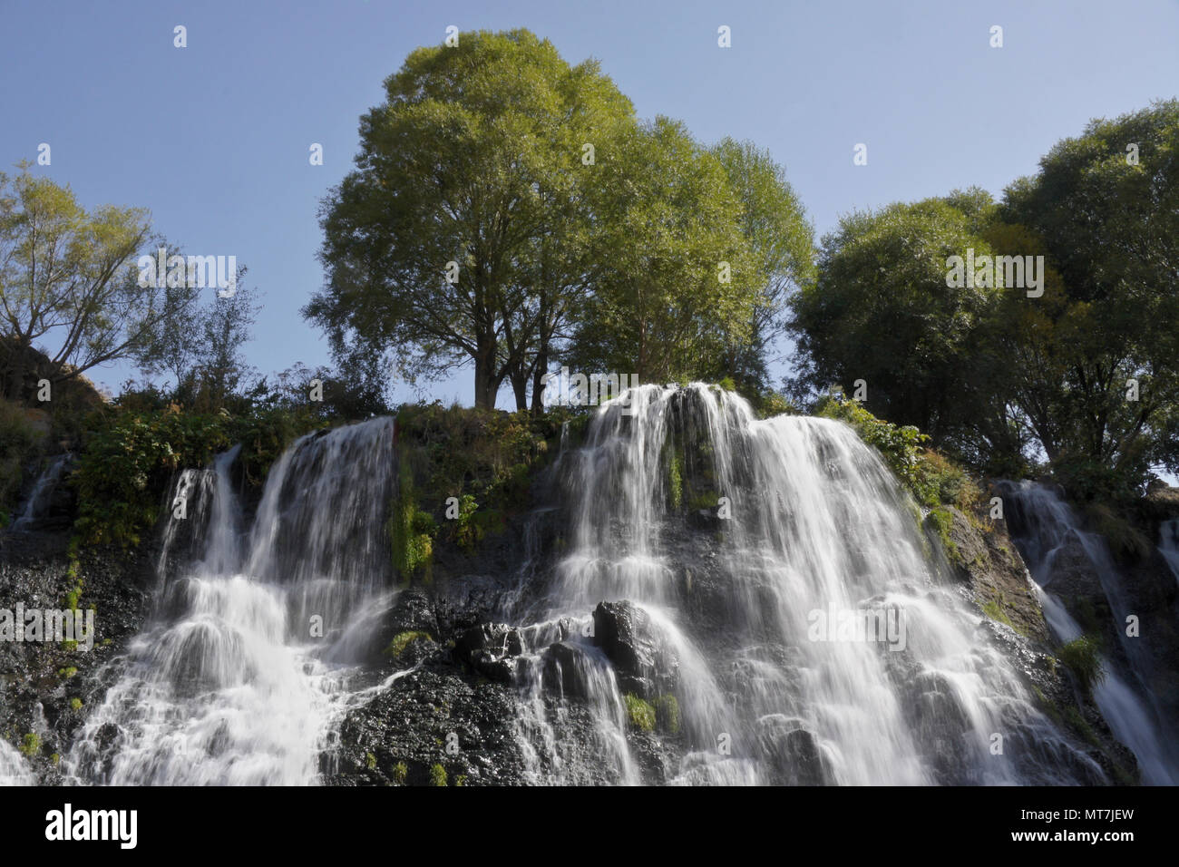 Shaki Waterfall on the Vorotan River, the largest waterfall in Armenia ...