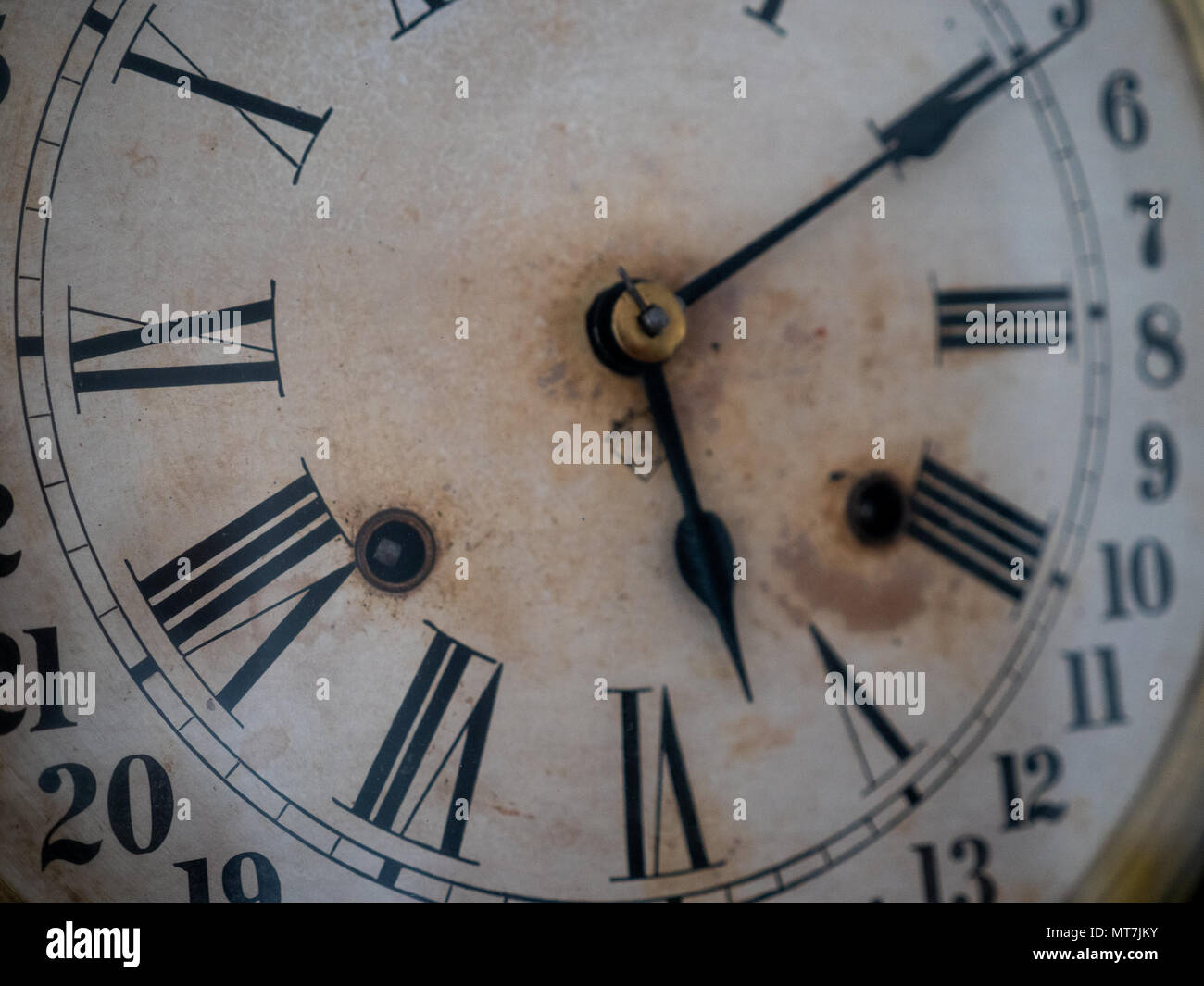vintage old clock Stock Photo - Alamy
