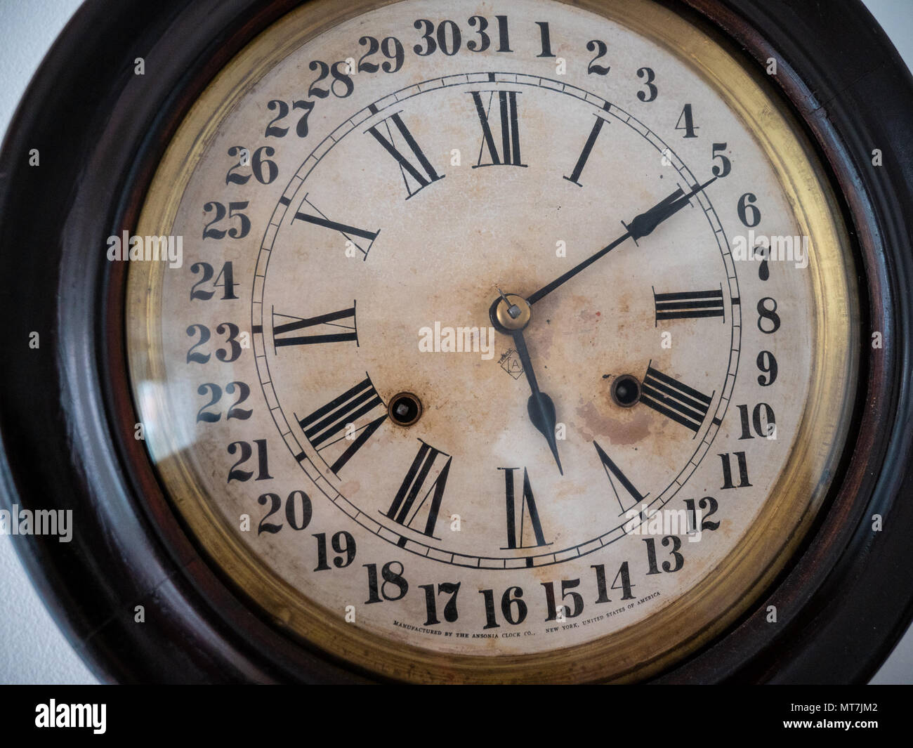 vintage old clock Stock Photo - Alamy