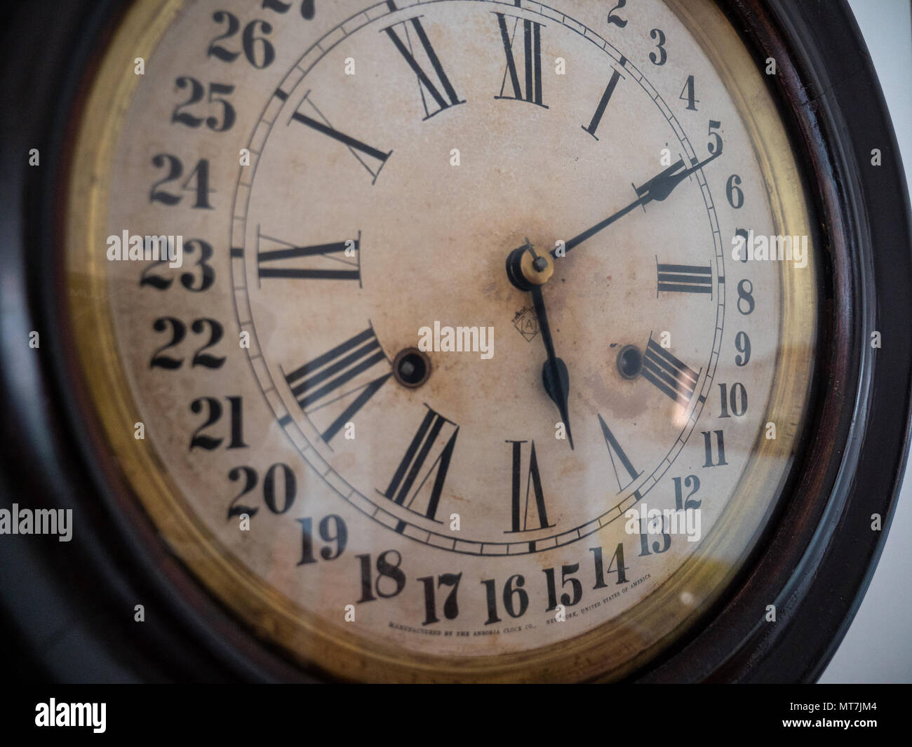 vintage old clock Stock Photo - Alamy
