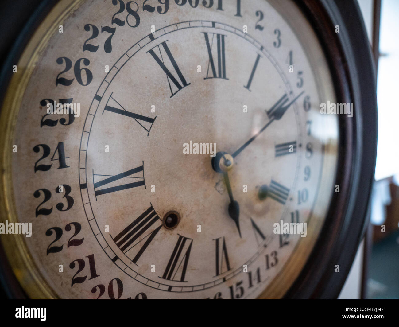 vintage old clock Stock Photo - Alamy