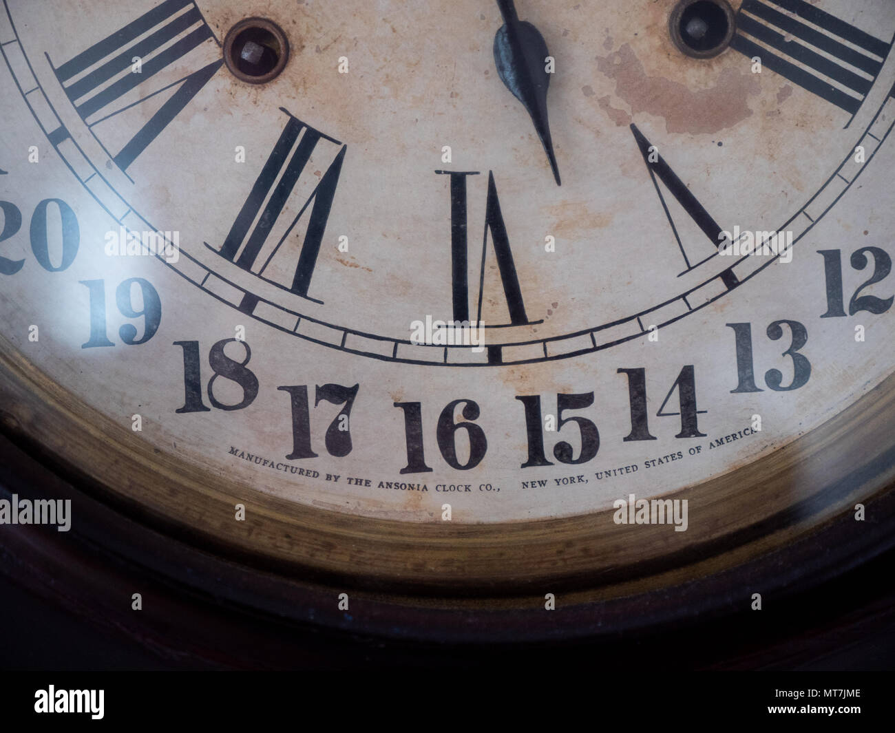 vintage old clock Stock Photo - Alamy