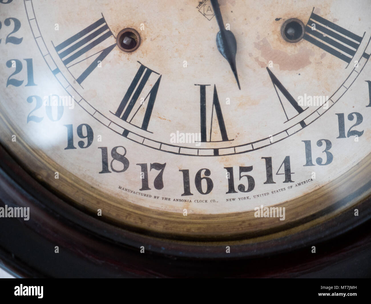 vintage old clock Stock Photo - Alamy
