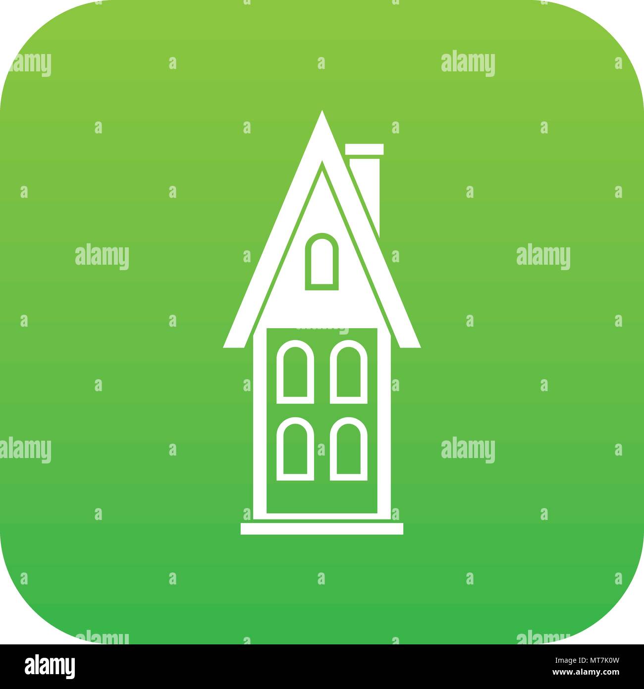 Private two storey house with attic hi-res stock photography and images ...