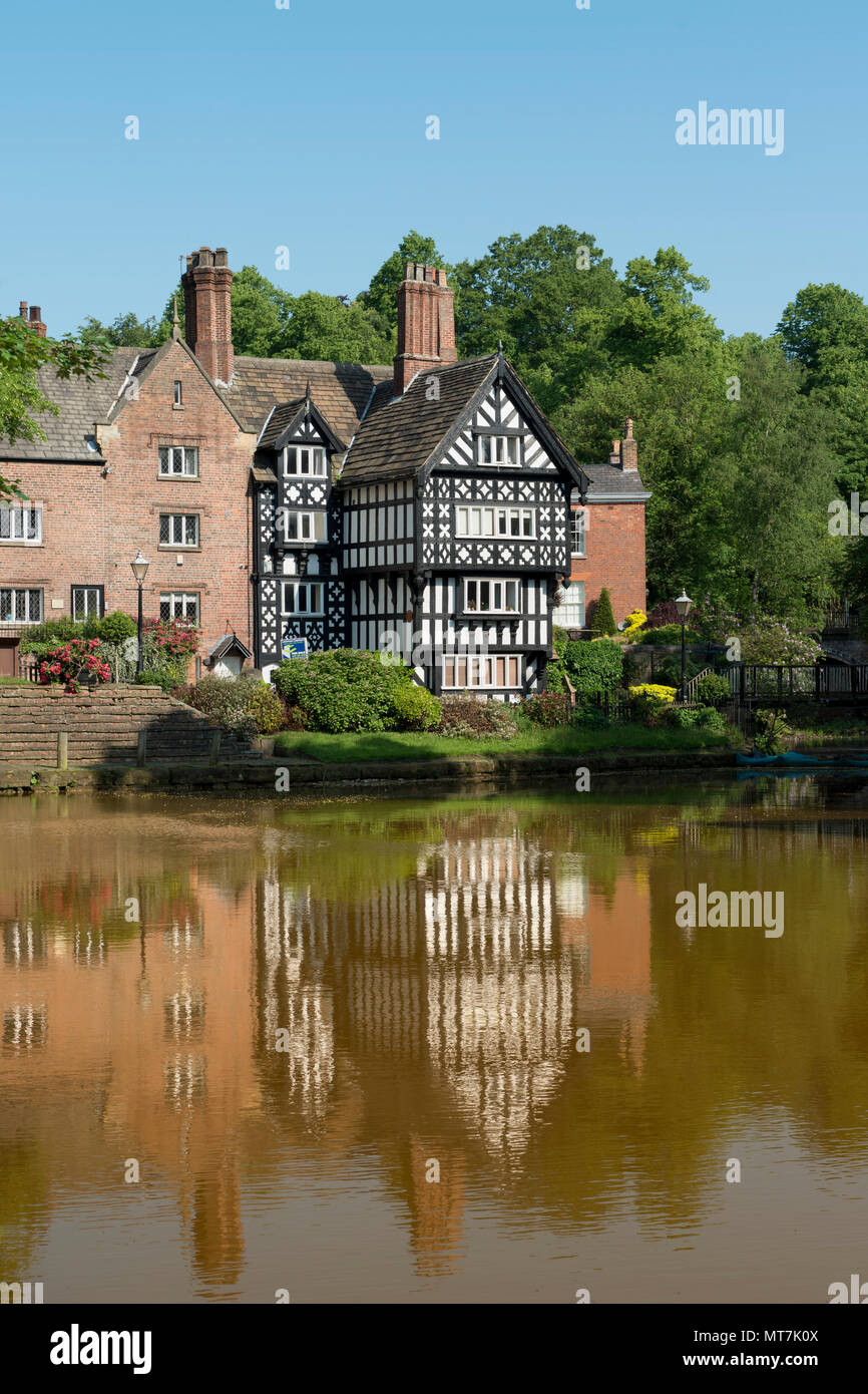The Packet House is seen across the Bridgewater Canal in Worsley ...