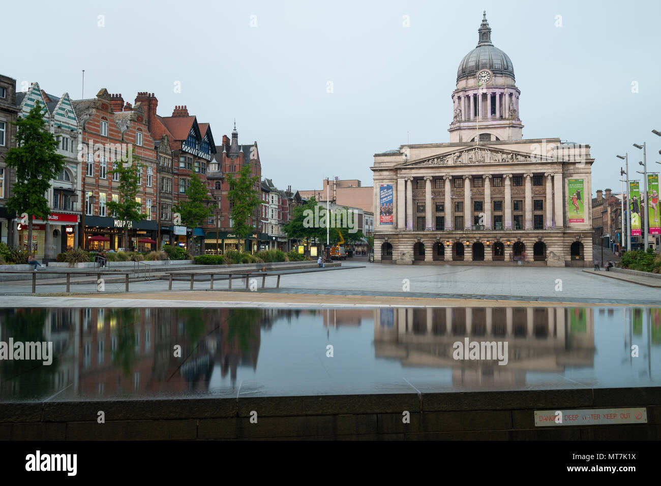 Nottingham City Center Stock Photo - Alamy