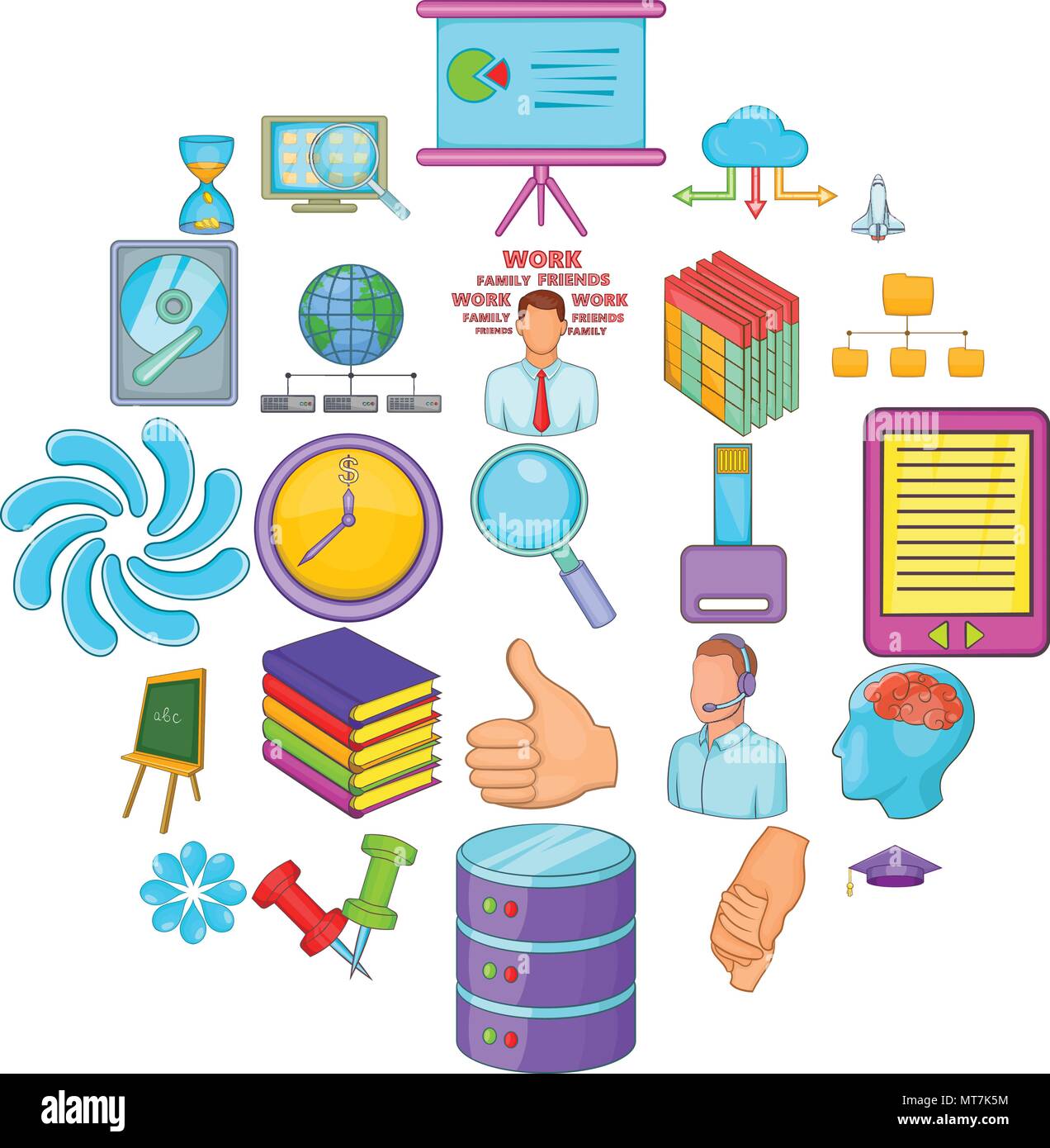 Department icons set, cartoon style Stock Vector Image & Art - Alamy