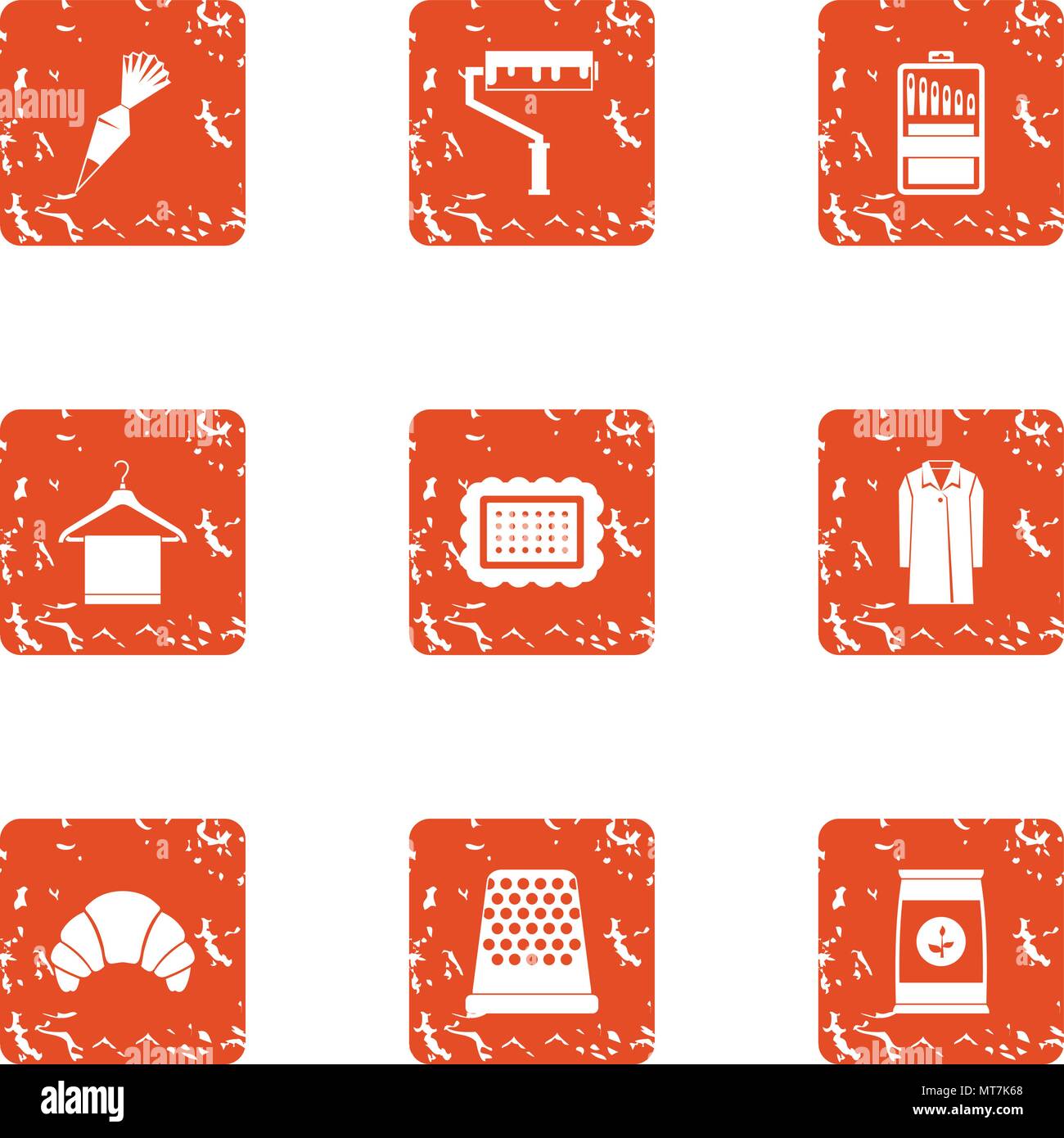 Clean sweep icons set, grunge style Stock Vector Image & Art - Alamy