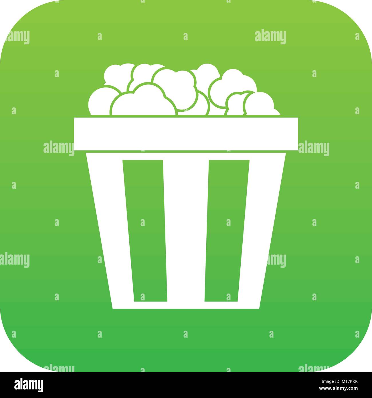 Green white popcorn bucket hi-res stock photography and images - Alamy