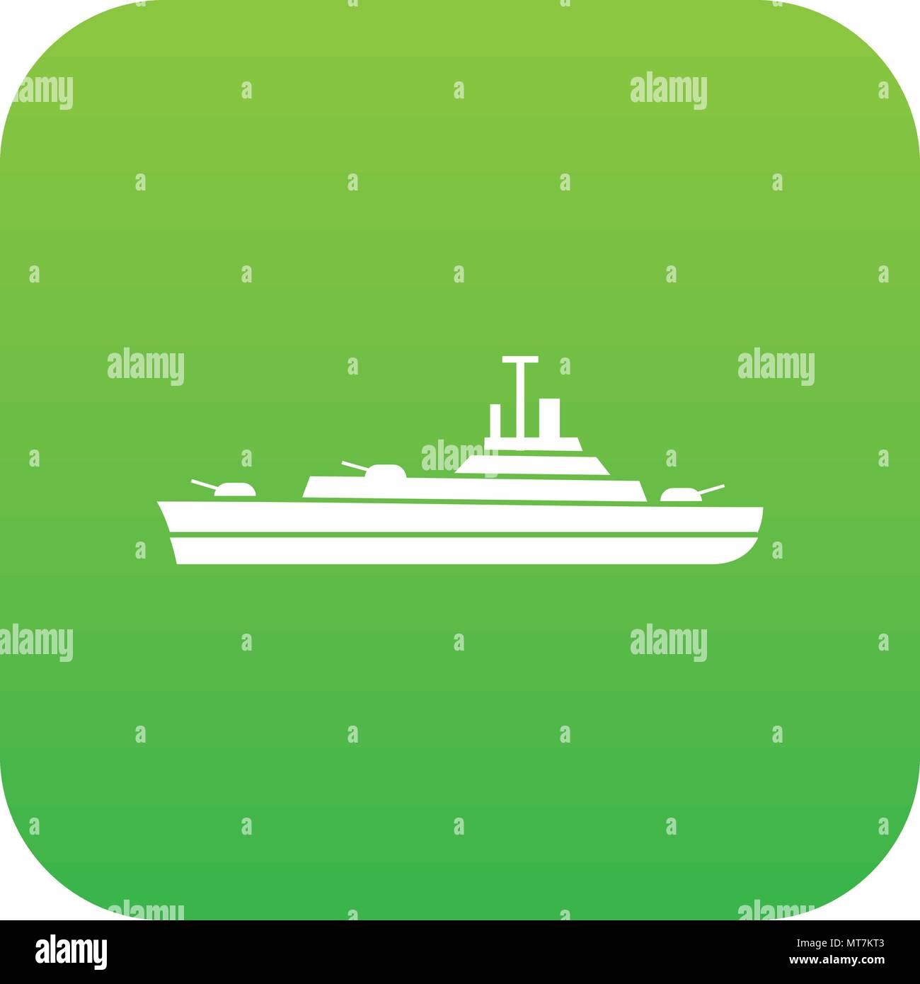 Warship icon digital green Stock Vector Image & Art - Alamy