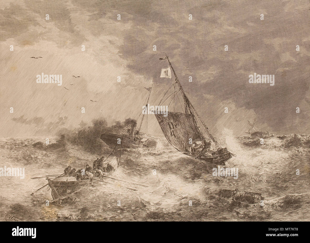 Theodore Alexander Weber (1838-1907) Photographic copy of engraving of ...