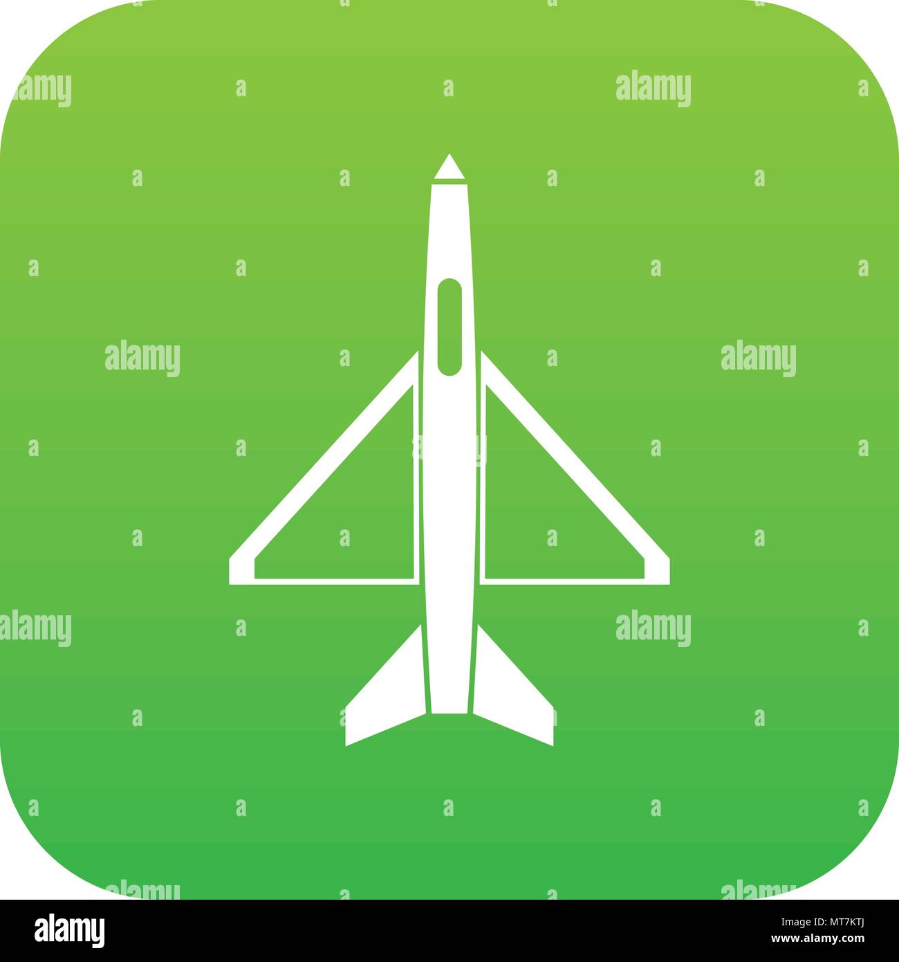 Military aircraft icon digital green Stock Vector Image & Art - Alamy