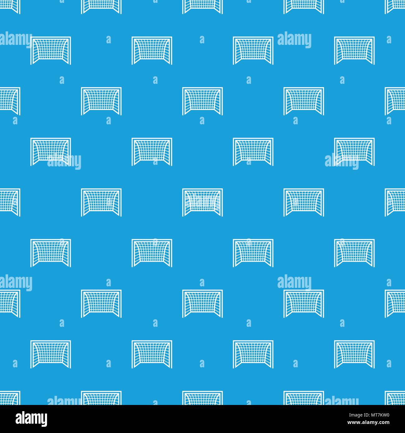 Soccer football field pitch net goal empty grass Stock Vector Images ...