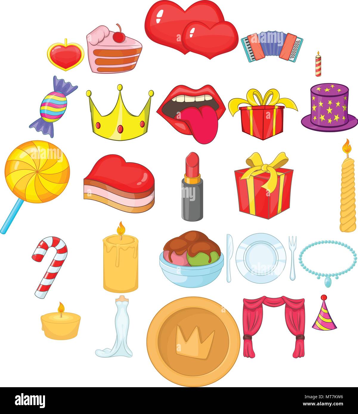 Buster icons set, cartoon style Stock Vector Image & Art - Alamy