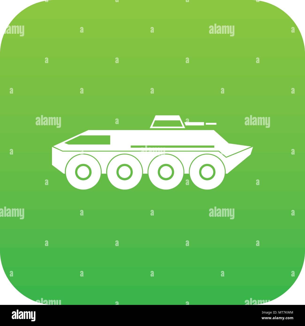Armored personnel carrier icon digital green Stock Vector Image & Art ...