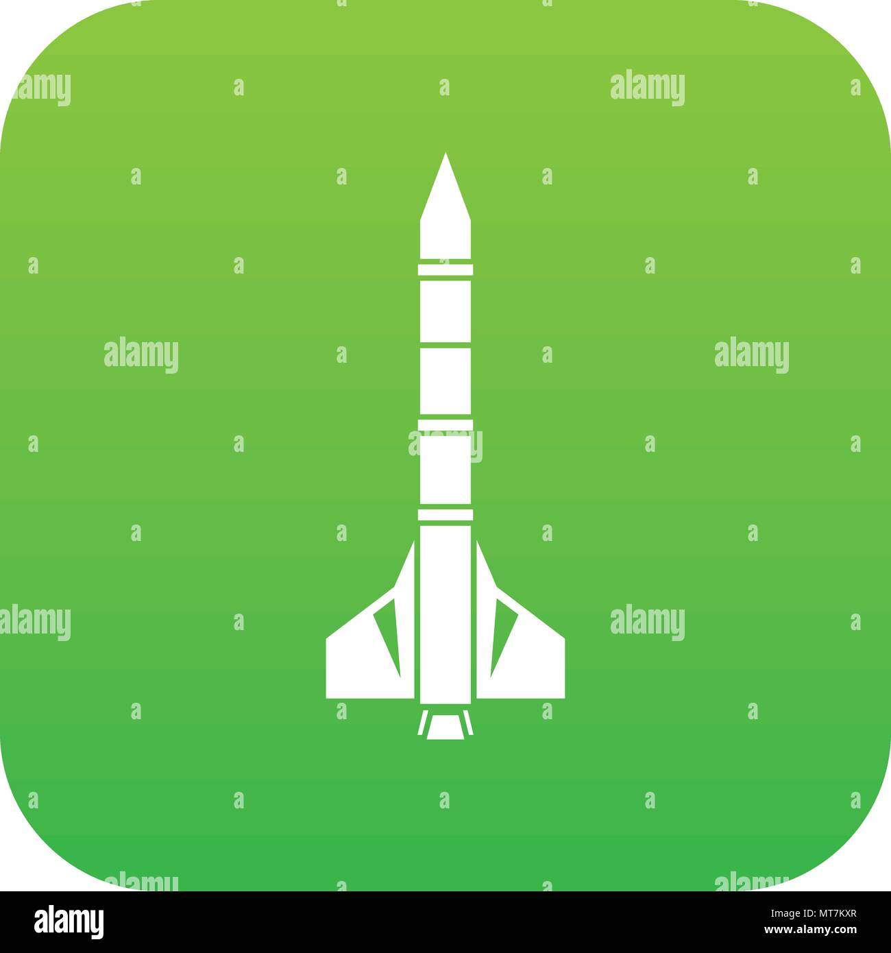 Atomic rocket icon digital green Stock Vector Image & Art - Alamy