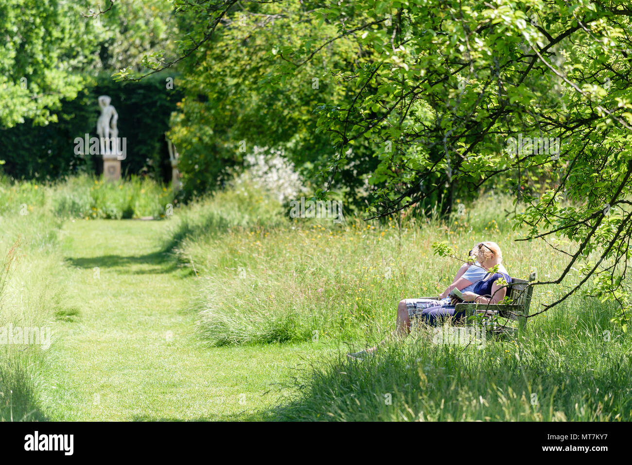 People enjoying countryside Stock Photo - Alamy